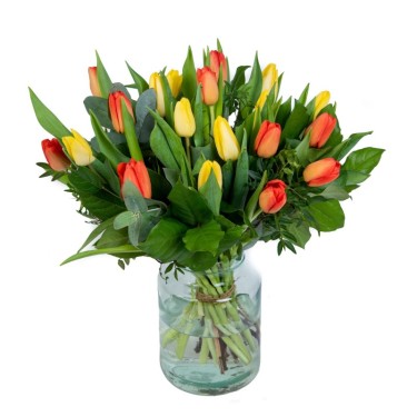 Lentegevoel boeket tulpen | Bestel vanaf 19,95 | 123Bloemen.nl